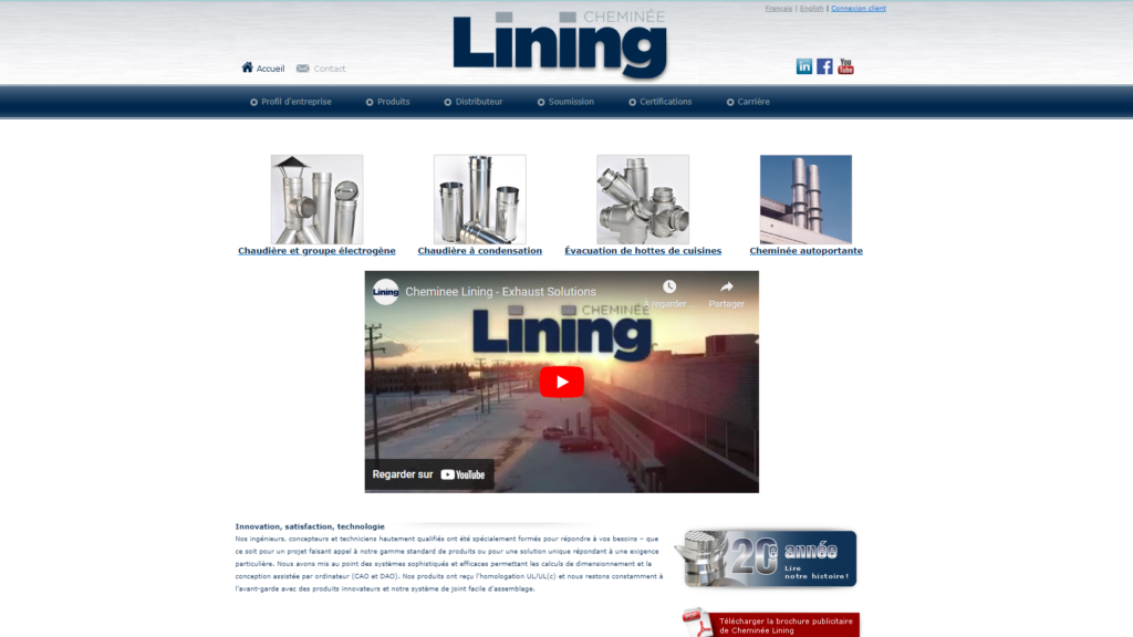 Business profile – Cheminée Lining